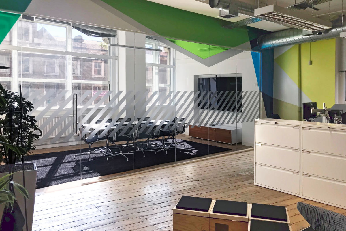 Office Transformation: Hand-Painted Murals & Glass Manifestations ...